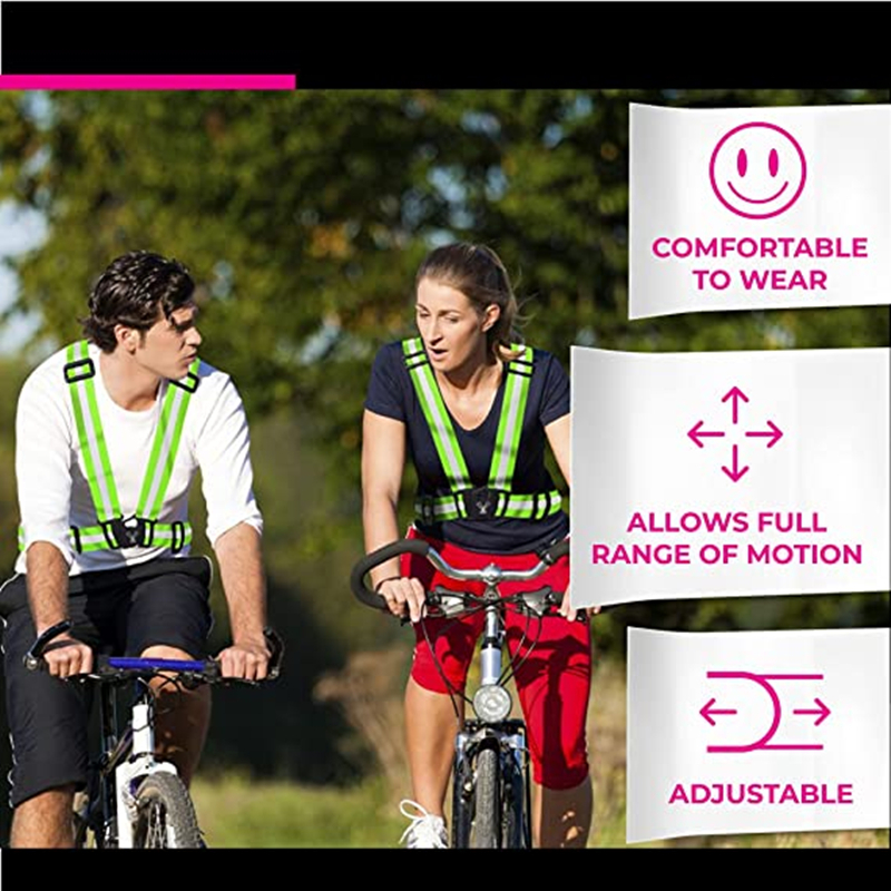 Cycling Jogging Safety Highlight Reflective Vest Night Work Security ...
