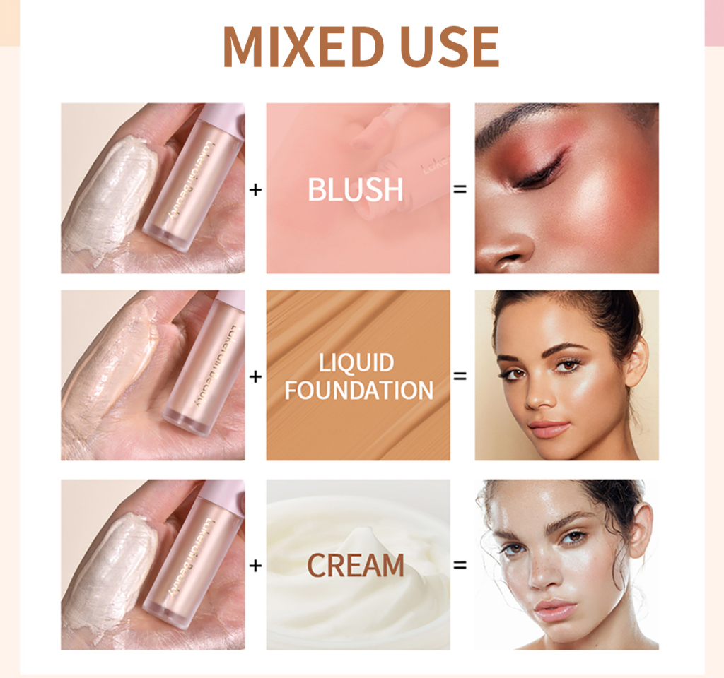Luxurious Shimmer Finish Positive Light Liquid Luminizer Highlighter ...