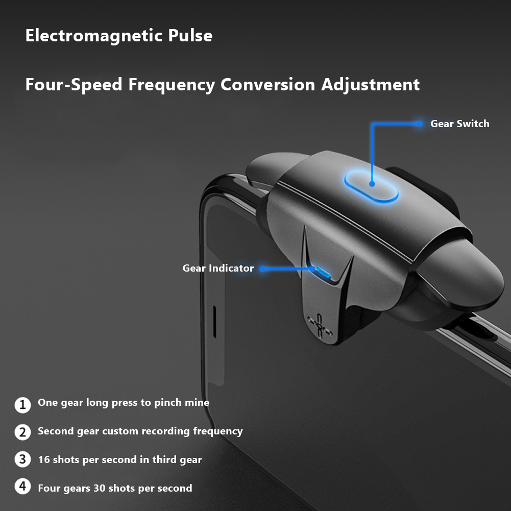 MEMO AK05 Mobile Phone Game Trigger L1R1 Key Buttons for PUBG Aim Shoot ...