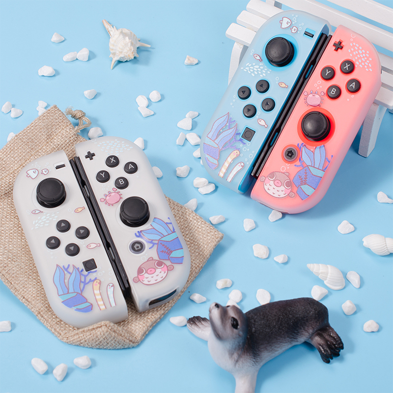 Nintendo Switch / Switch OLED Case Summer Limited Sea Cat Dog Matte ...
