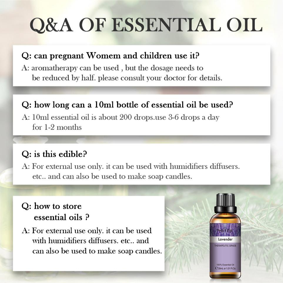 10ML Natural Essential Oils Aromatherapy oil fragrance humidifier oil ...