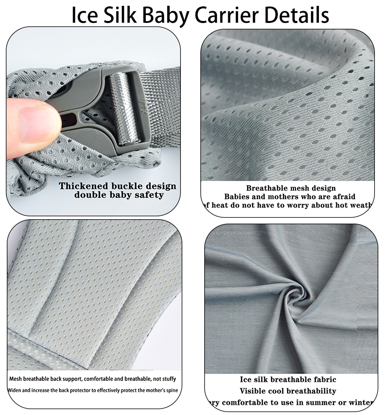 CUBY Kain Dukung Bayi Ice Silk Baby Carrier Newborns to Toddlers ...