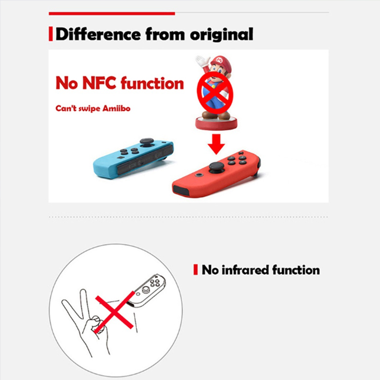 [NEW] Splatoon Joycon Controller (L/R) + 2 Straps + 2 Silicone Case + 6 ...