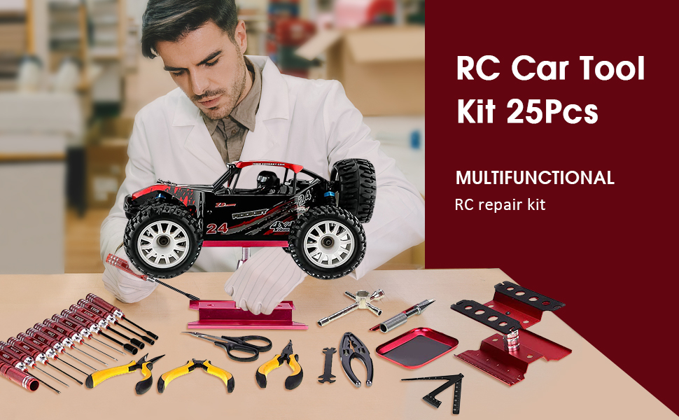 24 in 1 RC Hex Screwdriver Tool Kit Hex Nut Driver Phillips Screwdriver ...
