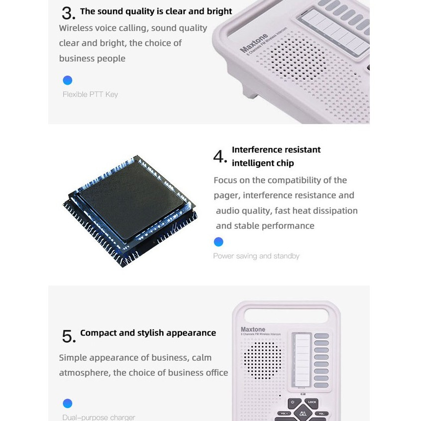 Ready stock,Wireless Intercom System,Multi Channel Wireless intercom ...