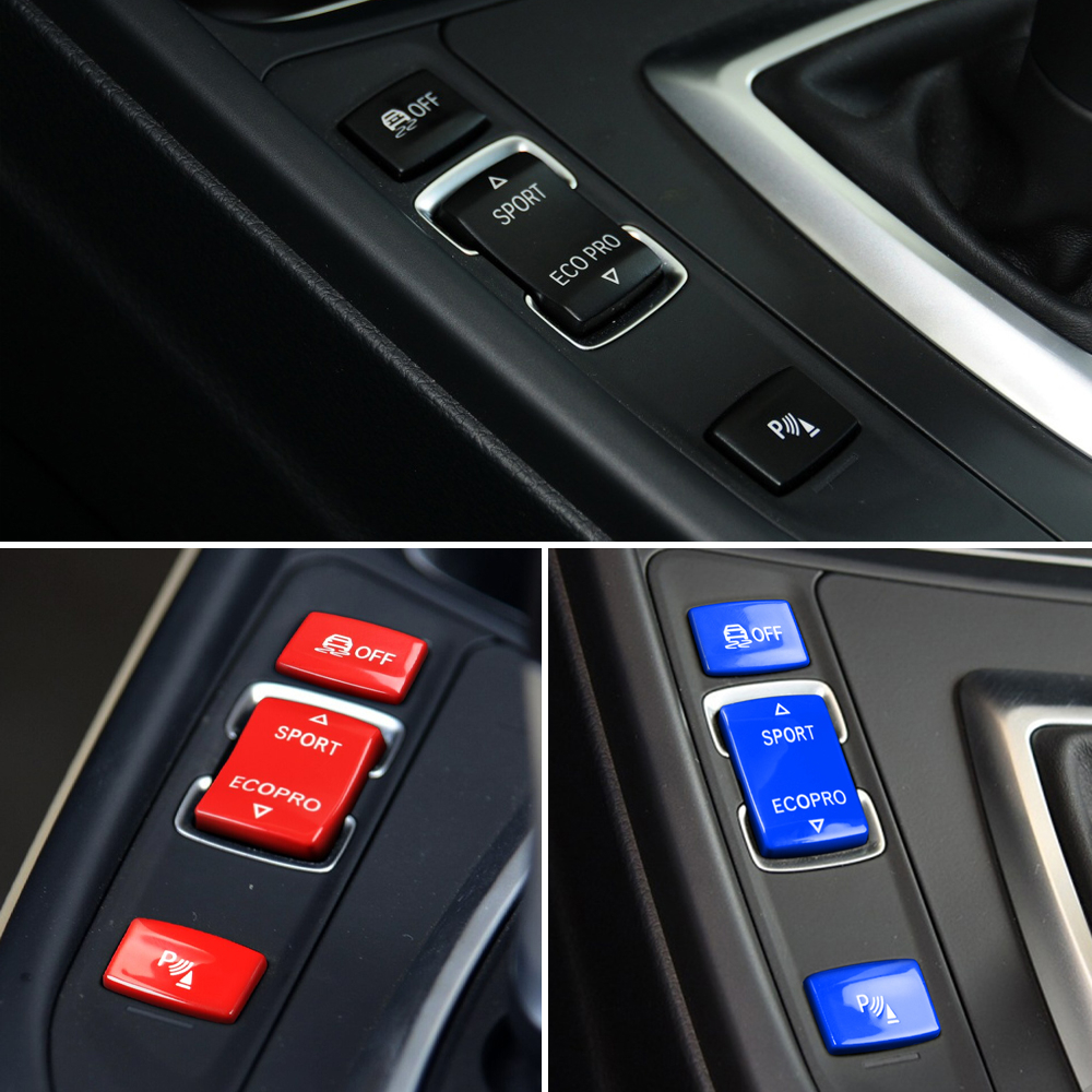 Car ESP Antislip Switch Sport ECO Pro Buttons Radar Sensor Key For BMW ...