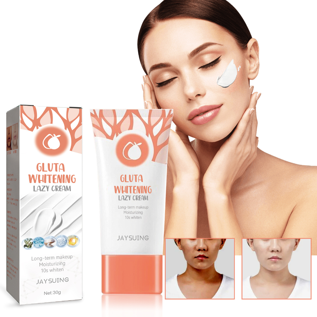 Jaysuing Gluta Whitening Lazy Cream Strong Removal Dark Spot Whitening ...