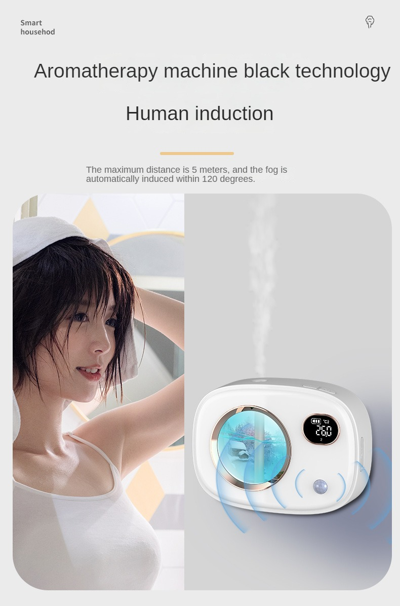 Smart Digital Display Aromatherapy Diffuser Induction air freshener ...