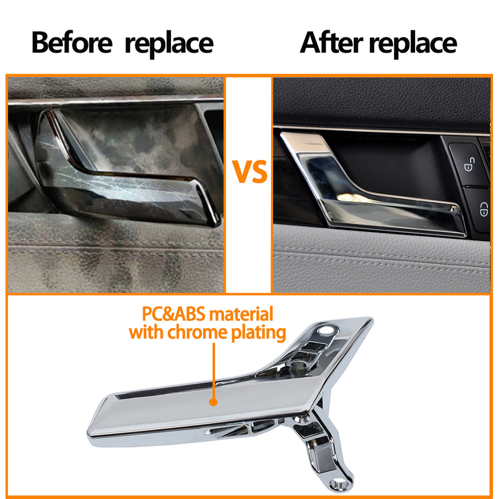 For Mercedes Benz C Class W204 GLK 204 Interior Door Handle Unlock Door ...