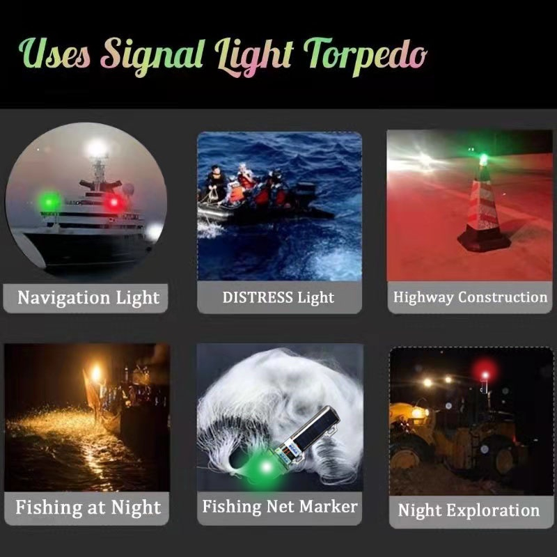 🔥Marine Supplies ☬Solar Net mark fishing emblem lights boat signal ...
