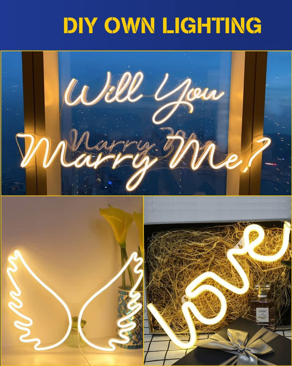 LED Neon Strip Lights Waterproof 220v 8mm comes with a plug for Room ...