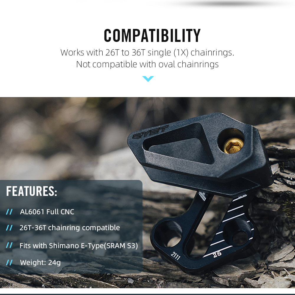 2023 RYET Mountain Bike Chain Guide MTB Bicycle E-type D-type mount low ...