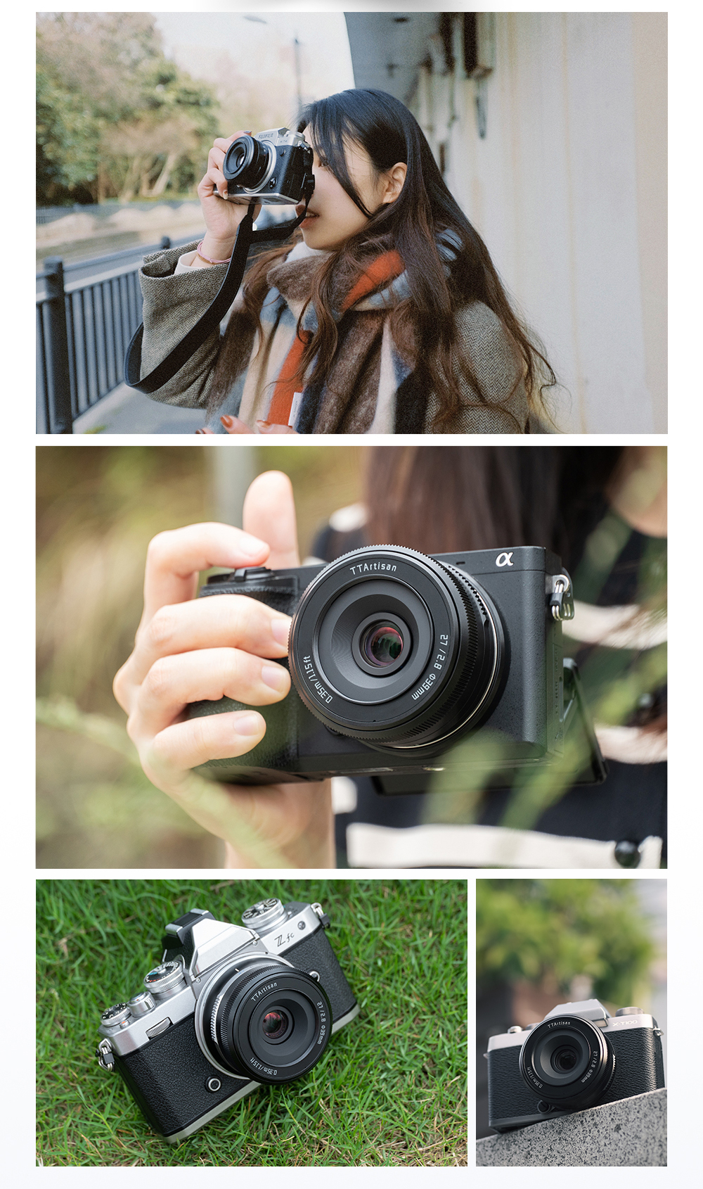 TTArtisan 27mm f2.8 Auto Focus APS-C Lens For Sony E Mount Mirrorless Cameras A7M3 A6000 A6600 ...