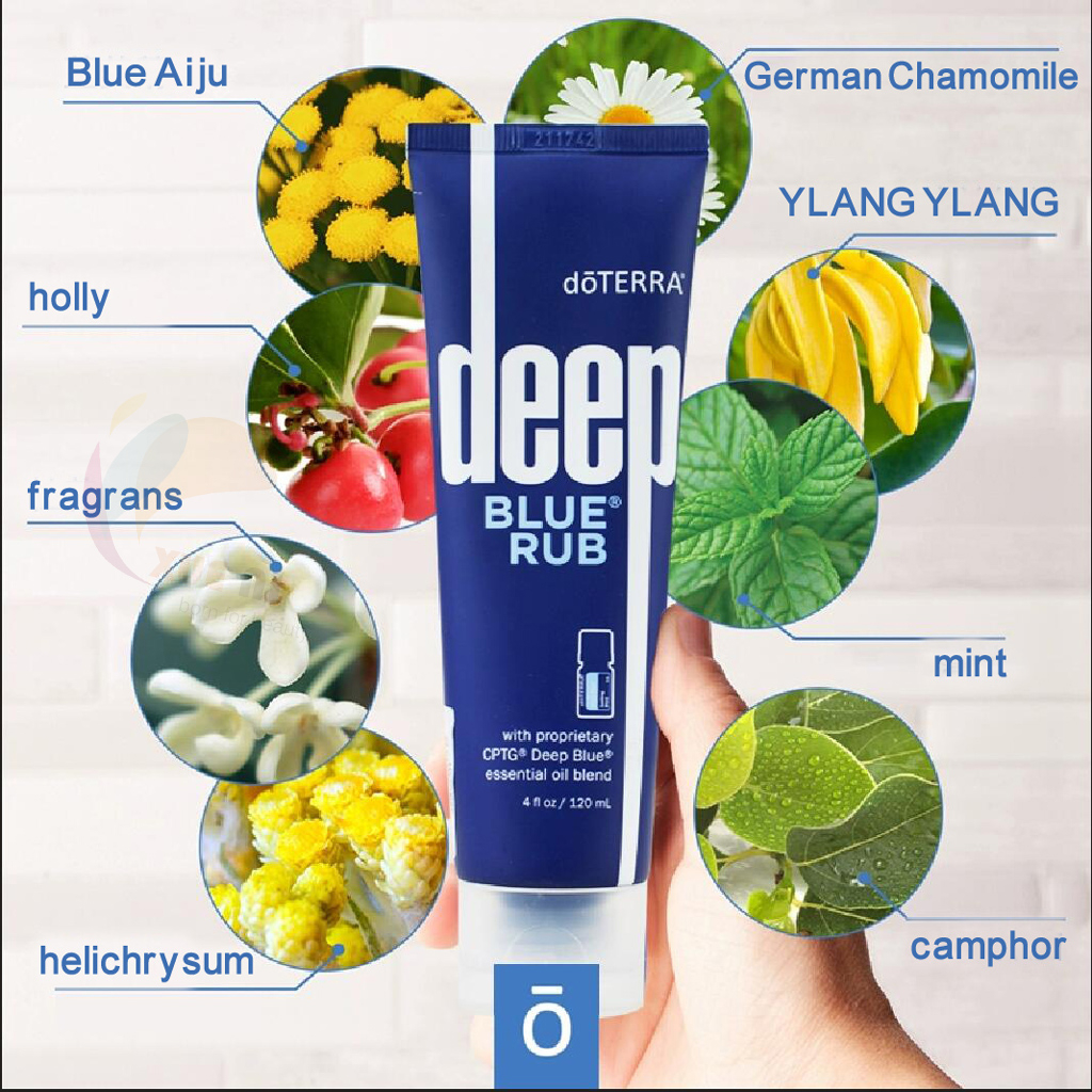 Official Authentic Do-TERRA Deep Blue Rub Soothing Cream 120ml to ...