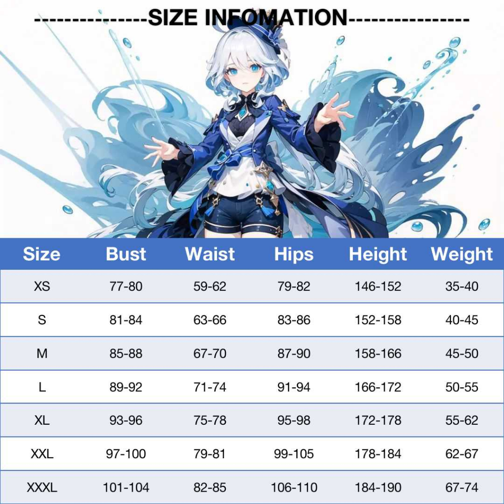 [Ready Stock] Genshin Impact cos clothing Water God Focalors cos ...