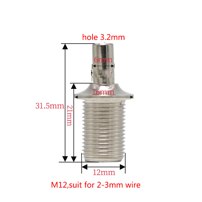 2pcs Steel Wire Rope Locking Device Hanging Cable Clamp Connector with ...