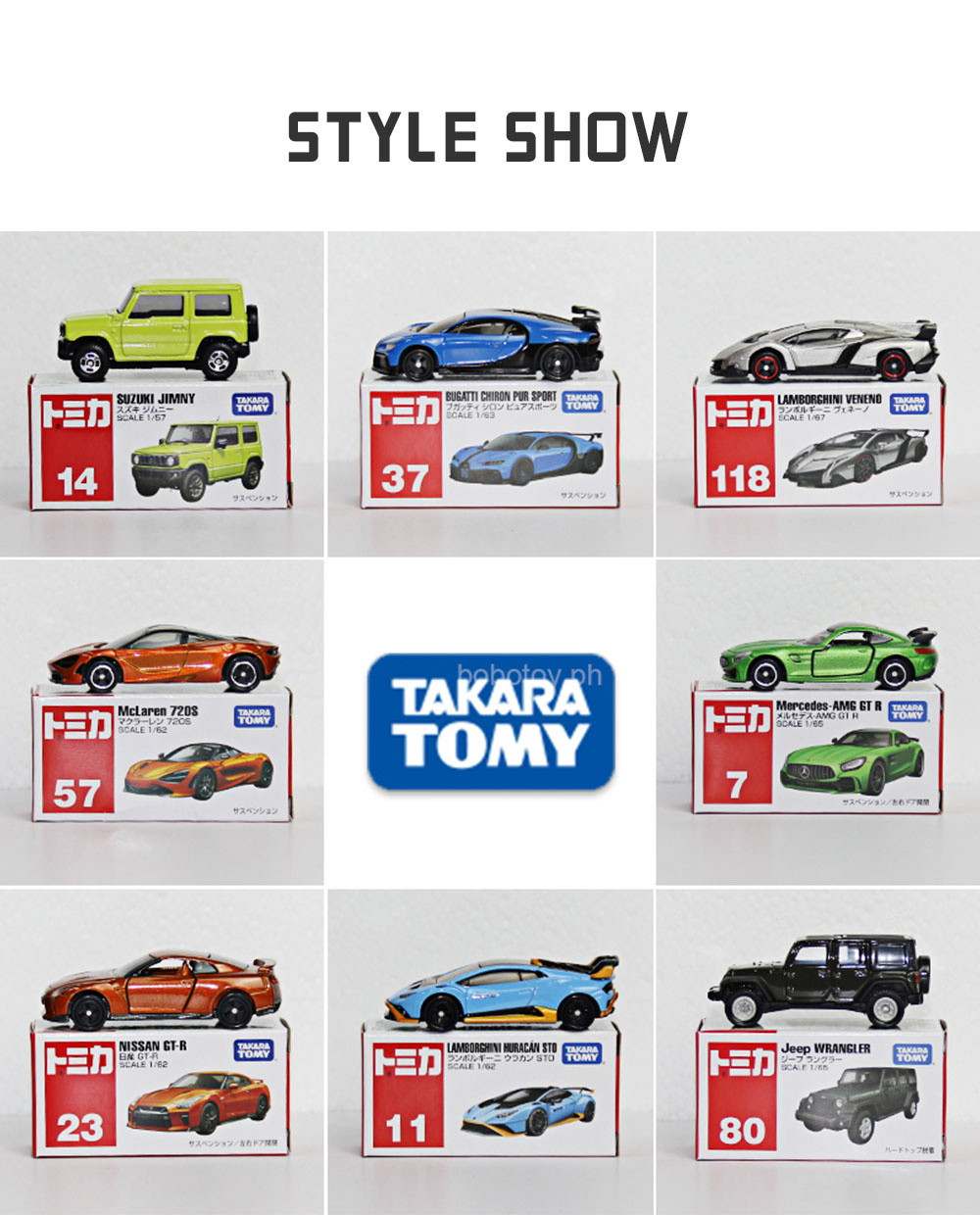 Takara Tomy Tomica Honda Civic Type R Mercedes McLaren Lamborghini ...