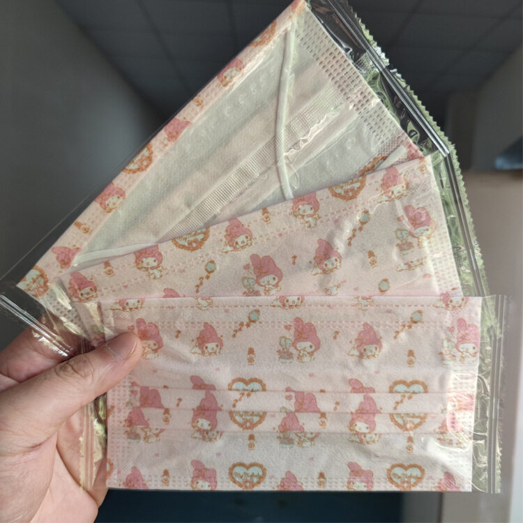 50pcs Individual Packing Face Mask for Adult and Kids 3ply Summer Masks ...