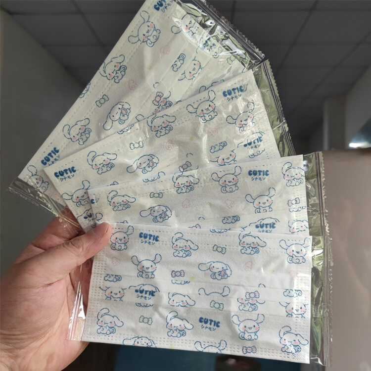 50pcs Individual Packing Face Mask for Adult and Kids 3ply Summer Masks ...
