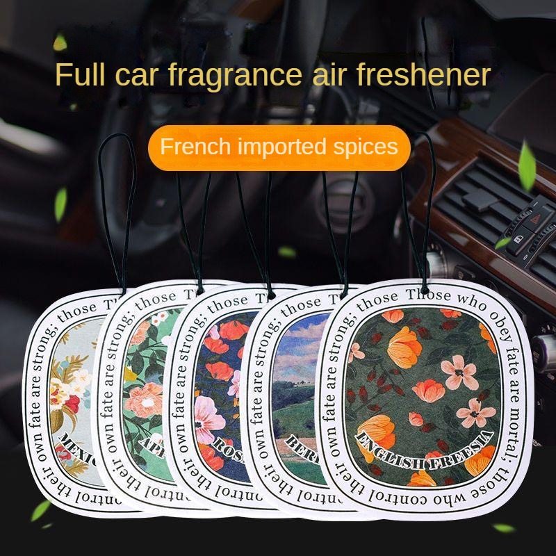 Aromatherapy Wax Tablets Solid Pendant flower candle gift Car Air ...
