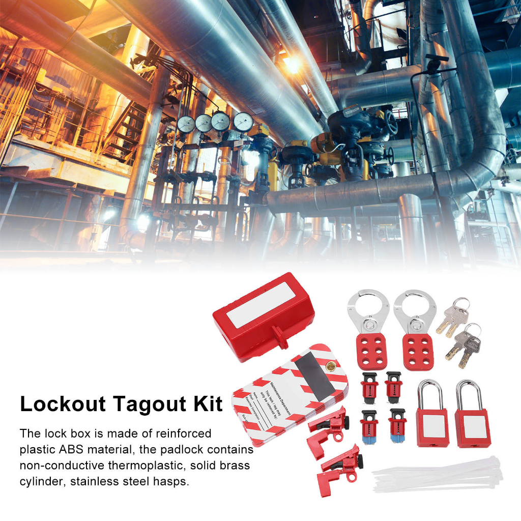 Supergoodsales Electrical Circuit Breaker Lockout Tagout Kit Safty ...