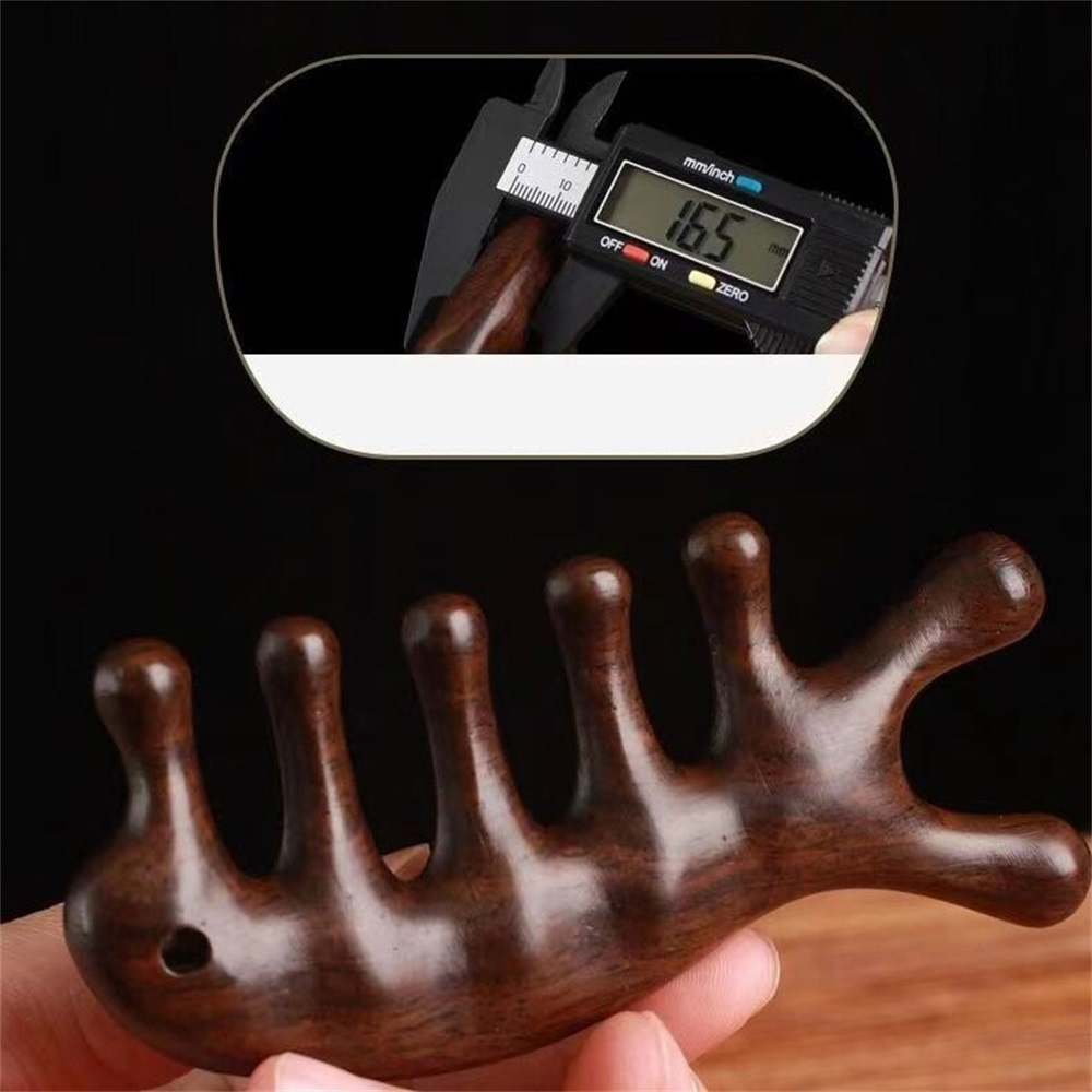 Portable Dolphin Sandalwood Massage Comb Body Head Meridian Gua Sha ...