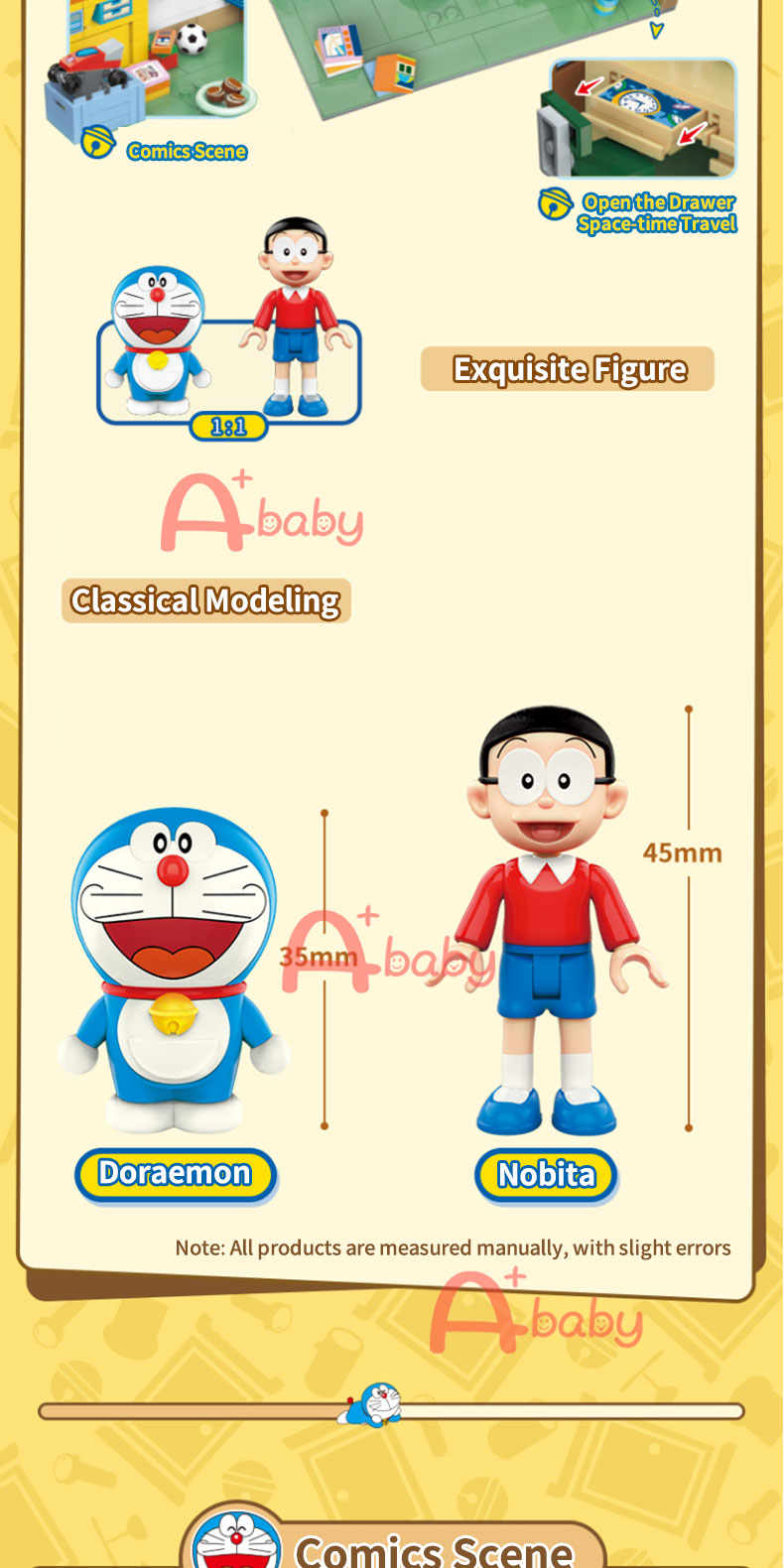 [A+baby] Keeppley Doraemon Nobita Room Time Machine Building Blocks ...
