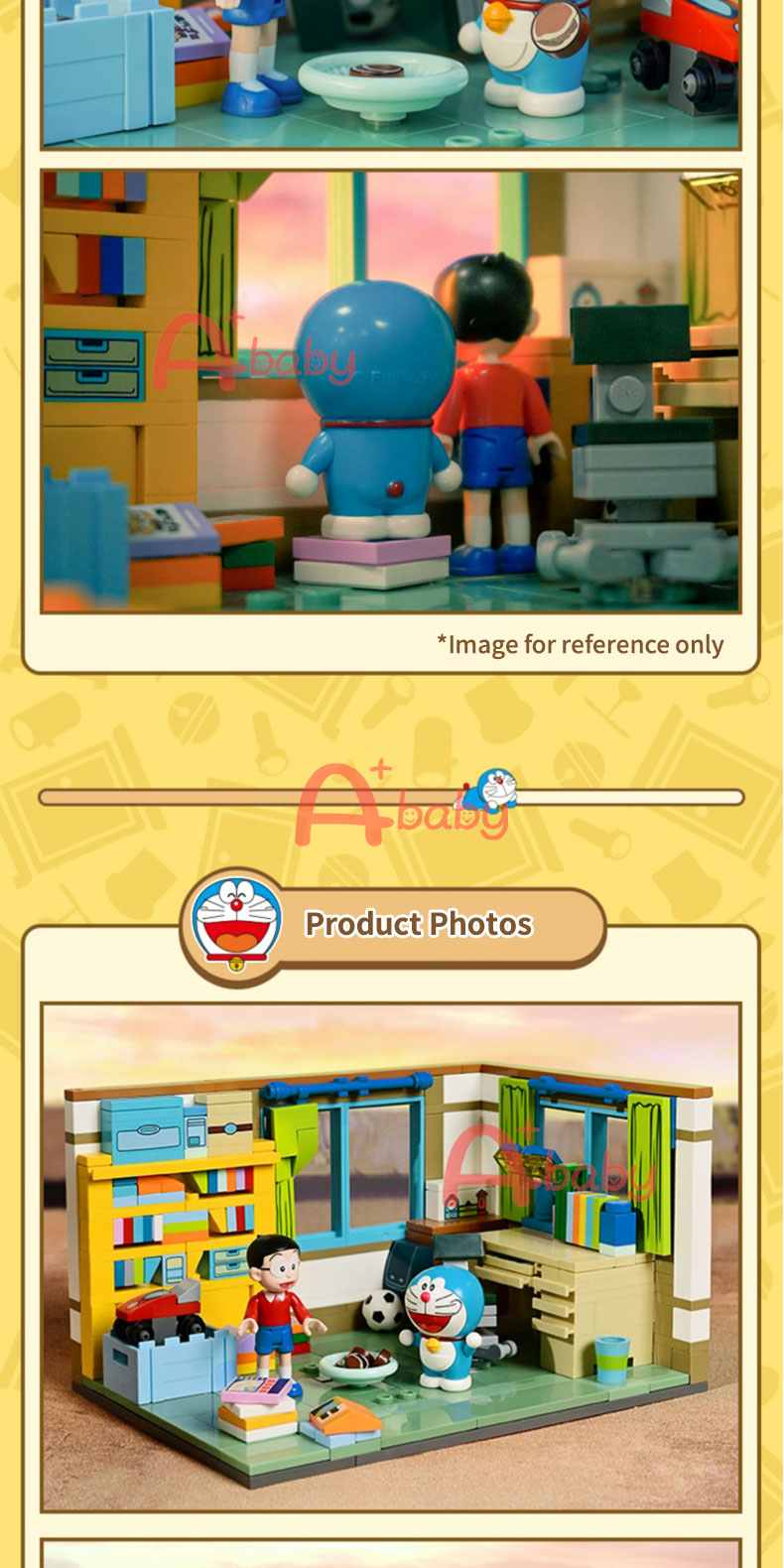 [A+baby] Keeppley Doraemon Nobita Room Time Machine Building Blocks ...