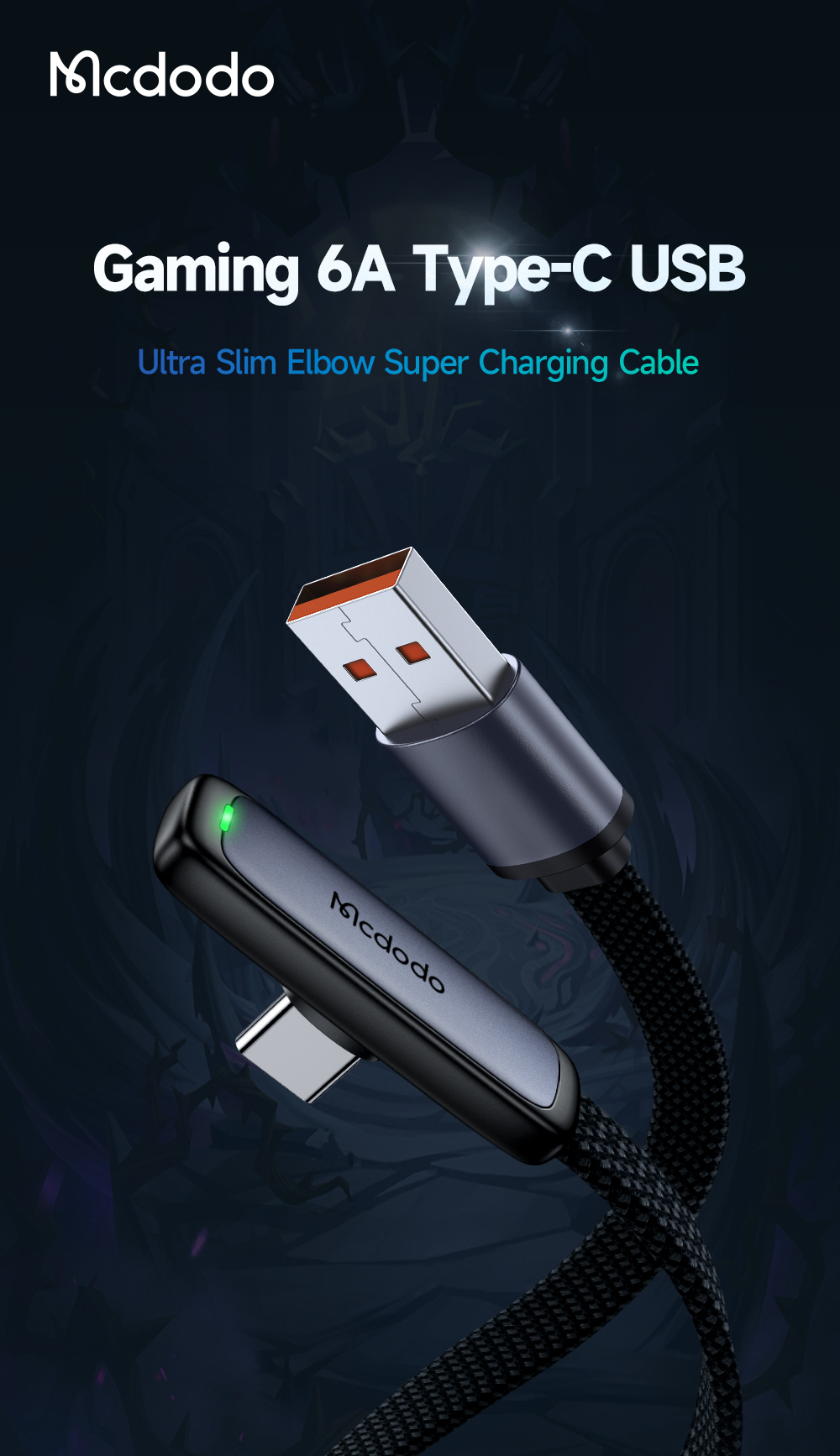 Mcdodo 100W USB to Type C 36W PD Fast Charging Cable Type C to Lightning/ Type C For iP 14ProMax ...