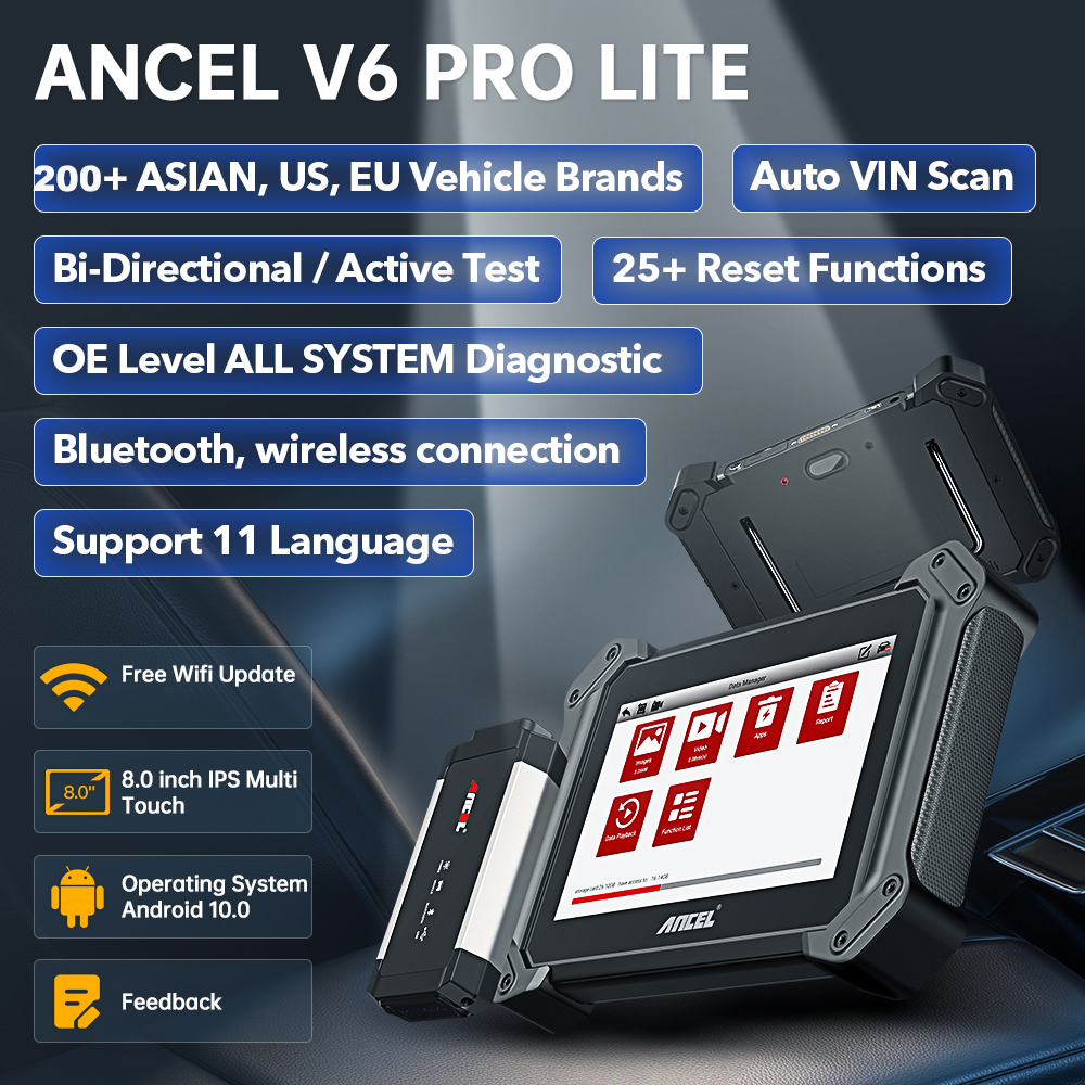 ANCEL V6 PRO OE-Level Obd2 Bluetooth Obd2 Scanner Car Scanner Car ...