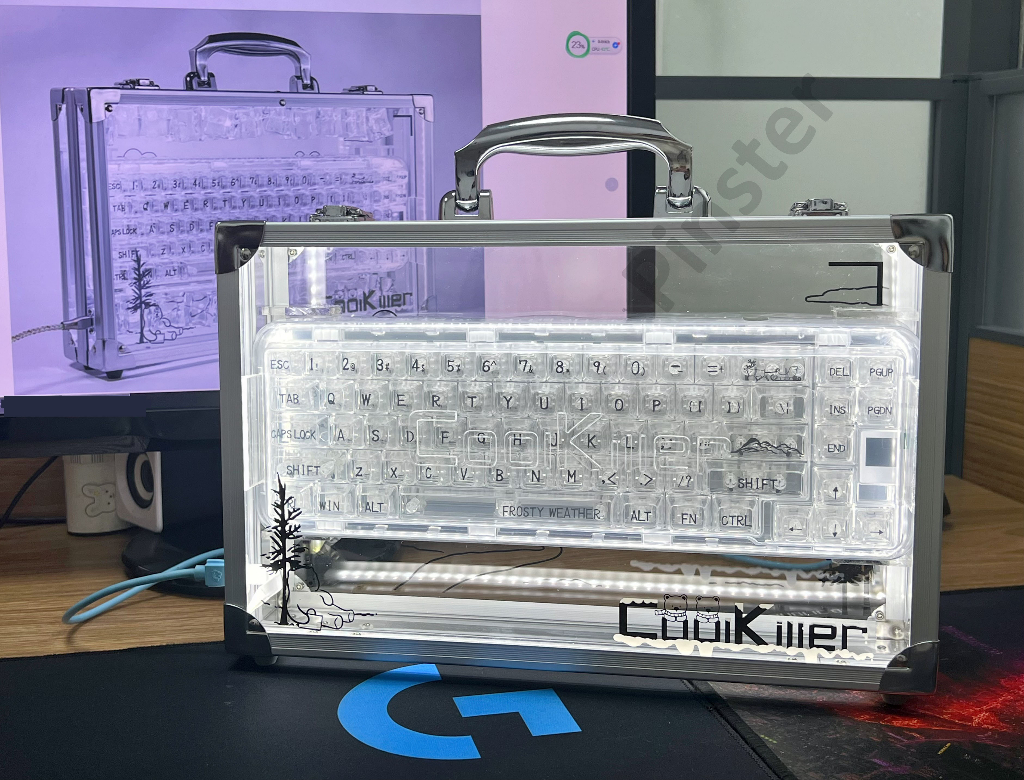 【Available in stock】Coolkiller CK68 Polar Bear Mechanical keyboard Ice ...