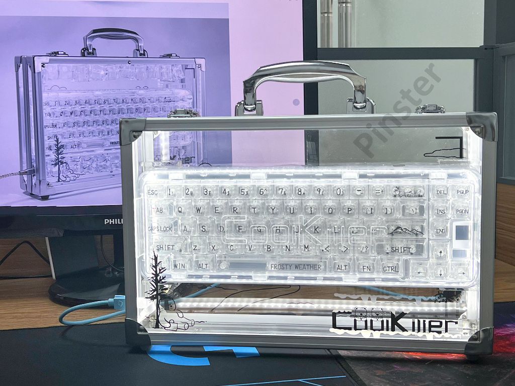【Available in stock】Coolkiller CK68 Polar Bear Mechanical keyboard Ice ...