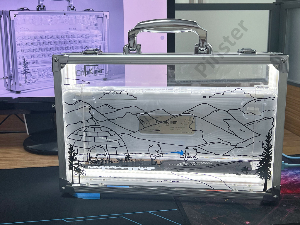 【Available in stock】Coolkiller CK68 Polar Bear Mechanical keyboard Ice ...