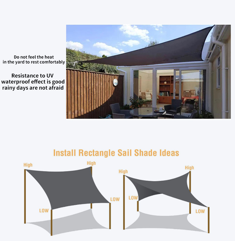 600D sunshade sail waterproof cooling insulation polyester fabric ...