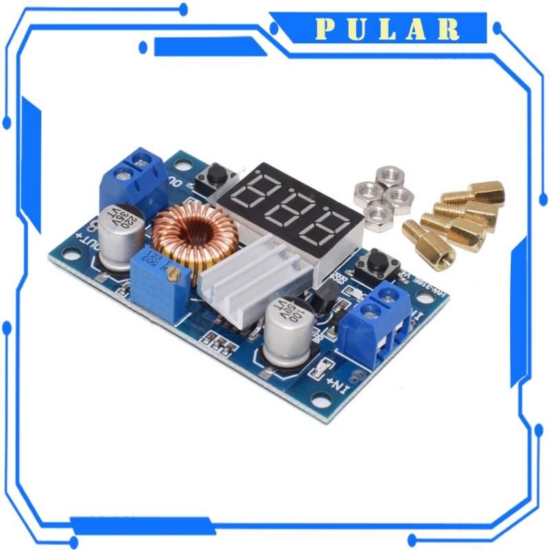 XL4015 5A High power 75W DC-DC adjustable step-down module+LED ...