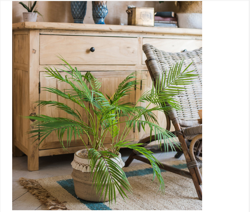 Palm Leaf Simulation Plant Nordic Ins Style Decorative Plant Phoenix ...