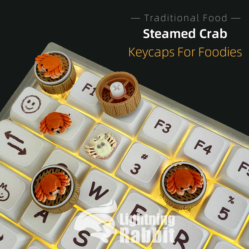 [keycap] Steamed Crab keycap Mechanical Keyboard Dedicated ESC ...