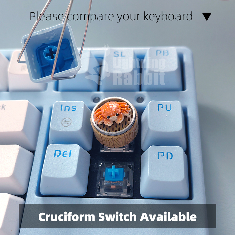[keycap] Steamed Crab keycap Mechanical Keyboard Dedicated ESC ...