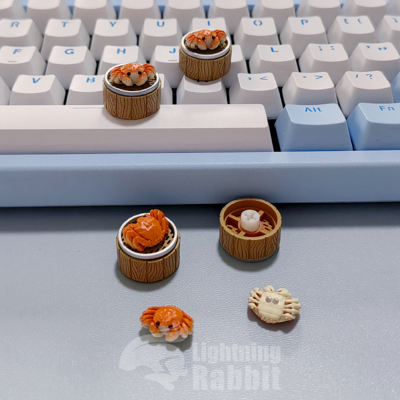 [keycap] Steamed Crab keycap Mechanical Keyboard Dedicated ESC ...