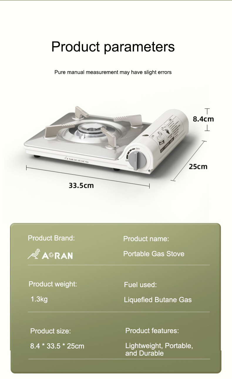 S&S Cassette Stove Household Field Outdoor Stove Portable Gas Stove ...