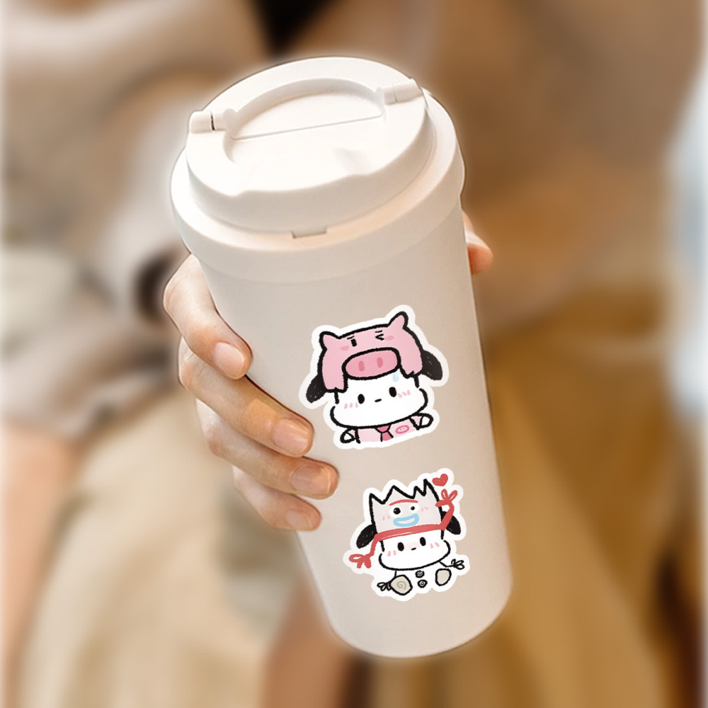 100 Sheets Non-Repetitive Cartoon Q Version Sanrio Graffiti Stickers ...
