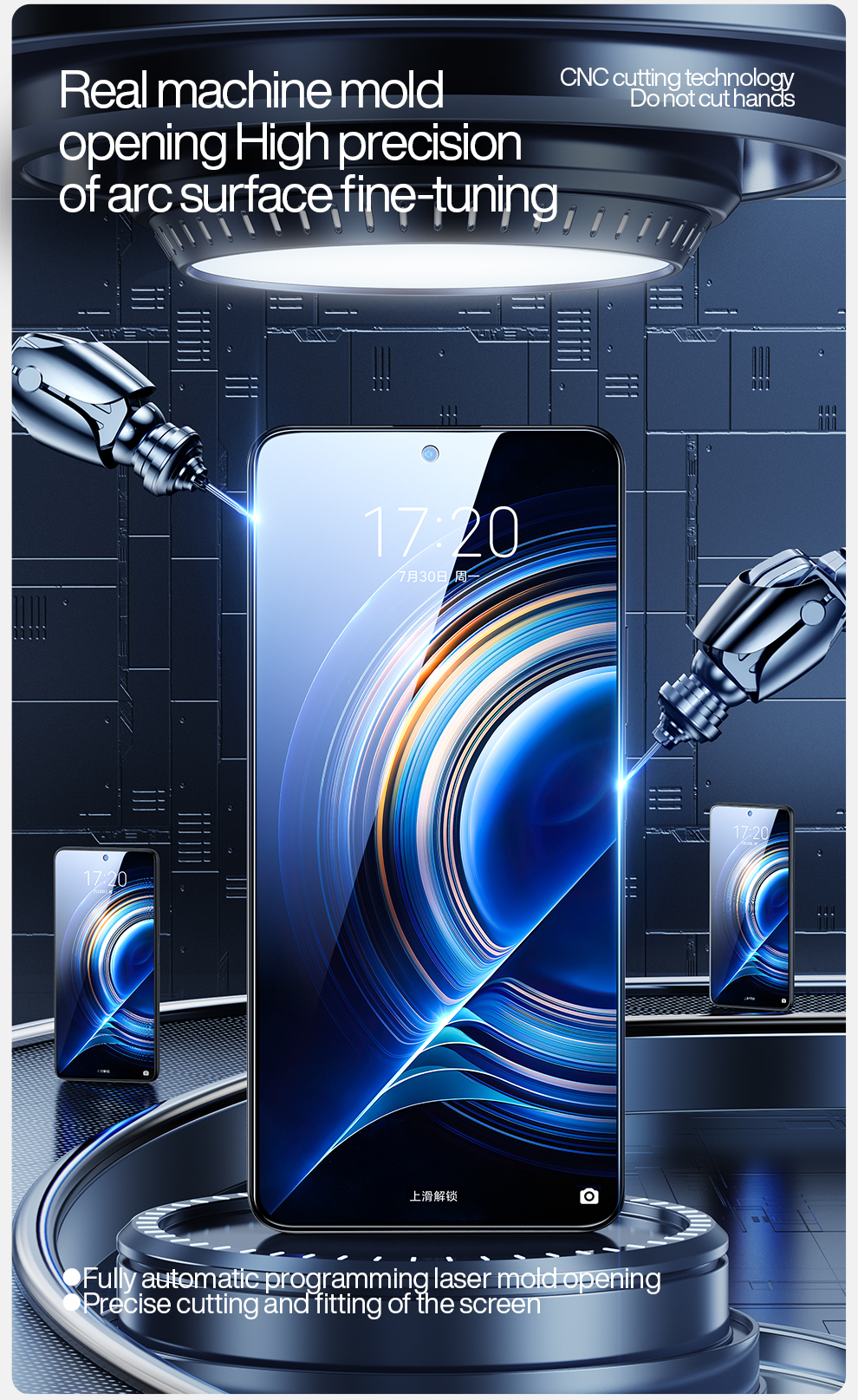 SmartDevil Tempered Glass Second Sticker Screen Protector For POCO F6 ...