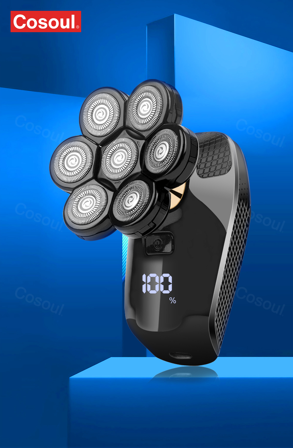 Cosoul Shaver for Men Electric Shaver Powerful Bald Head Shaver Beard ...
