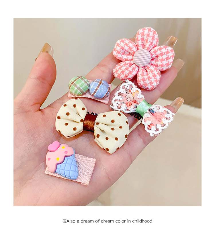 5pcs Korean Fashion Super Hot Children's Favorite Hairpin Set Hair Pin ...