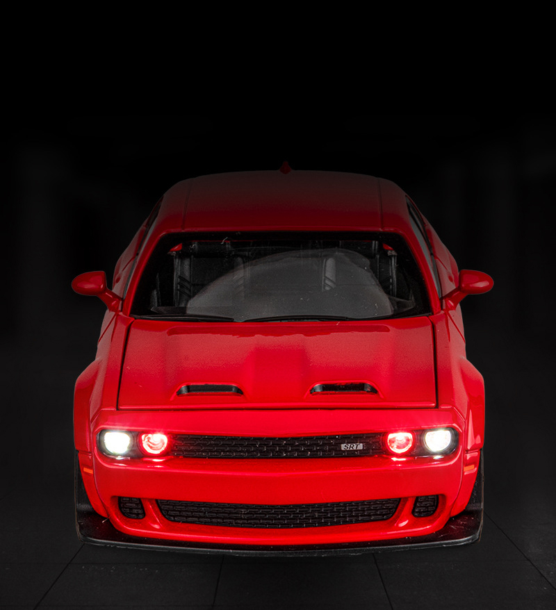 Diecast car 1:32 DODGE CHARGER Hellcat SRT American Muscle Car Models ...