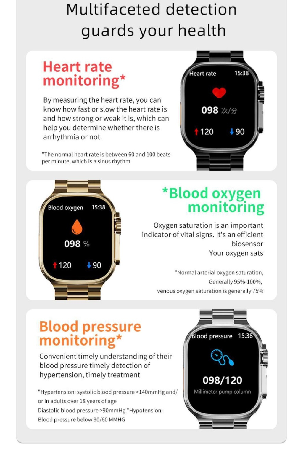 G9 Ultra Pro Ultra Smart Watch Unisex Ip68 GPS Positioning Waterproof 3 ...