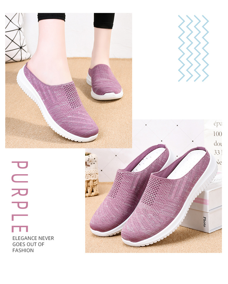 READY STOCK Women's shoes big size cloth shoes breathable fly woven ...