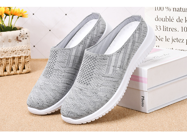 READY STOCK Women's shoes big size cloth shoes breathable fly woven ...
