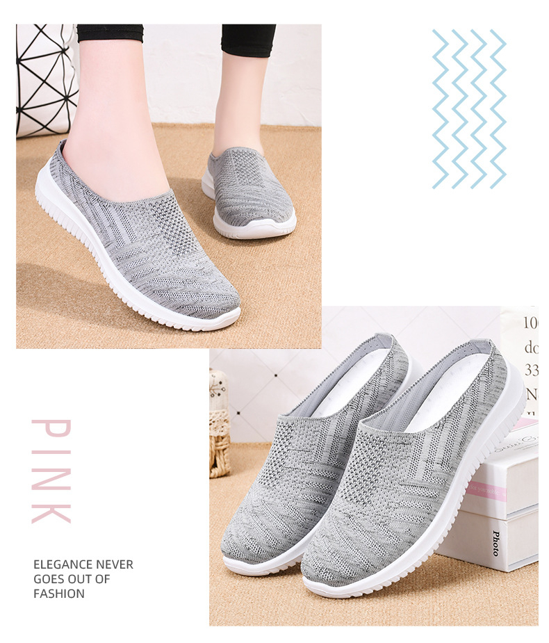 READY STOCK Women's shoes big size cloth shoes breathable fly woven ...