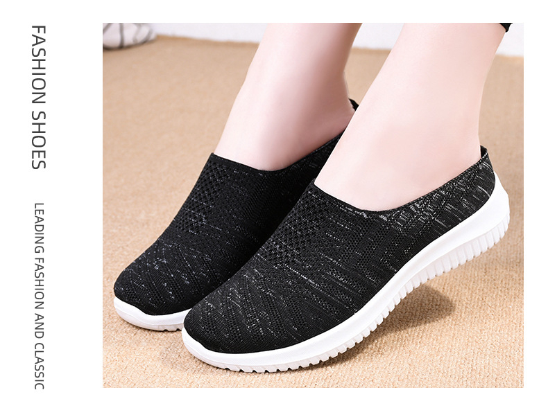 READY STOCK Women's shoes big size cloth shoes breathable fly woven ...